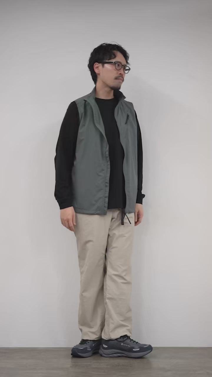 AXESQUIN（アクシーズクイン） ヘリウム ベスト / パーテックス 撥水 透湿 伸縮 ストレッチ 軽量 パッカブル HELIUM BIAS ZIP PULLOVER｜ROCOCO ...