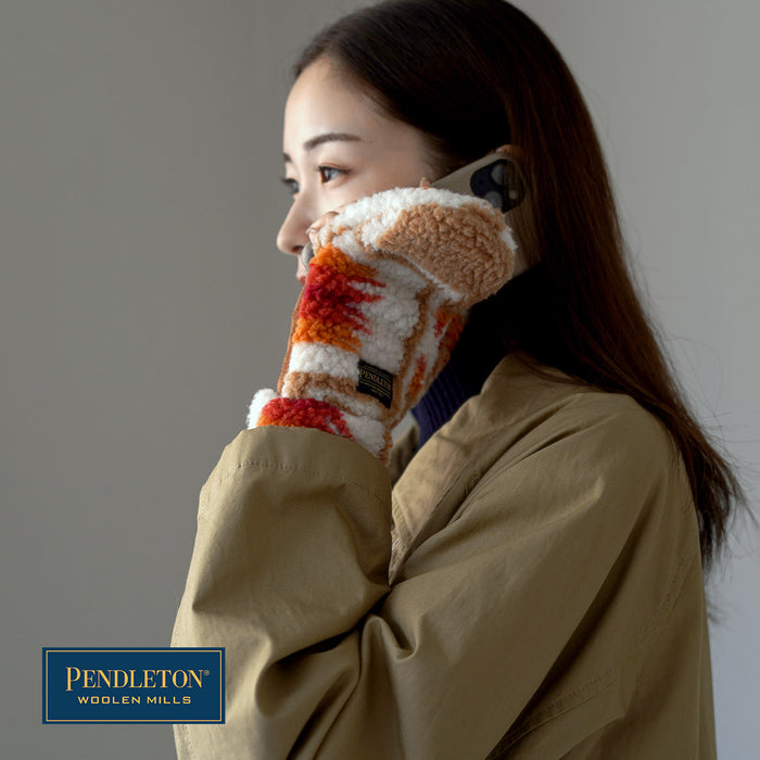 PENDLETON（ペンドルトン） ボアミトン / 手袋 柄 フラップ式 メンズ レディース アウトドア キャンプ BOA MITTEN｜ROCOCO ONLINE STORE
