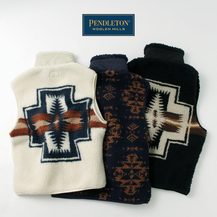 PENDLETON（ペンドルトン） ボア スタンドベスト｜ROCOCO ONLINE STORE