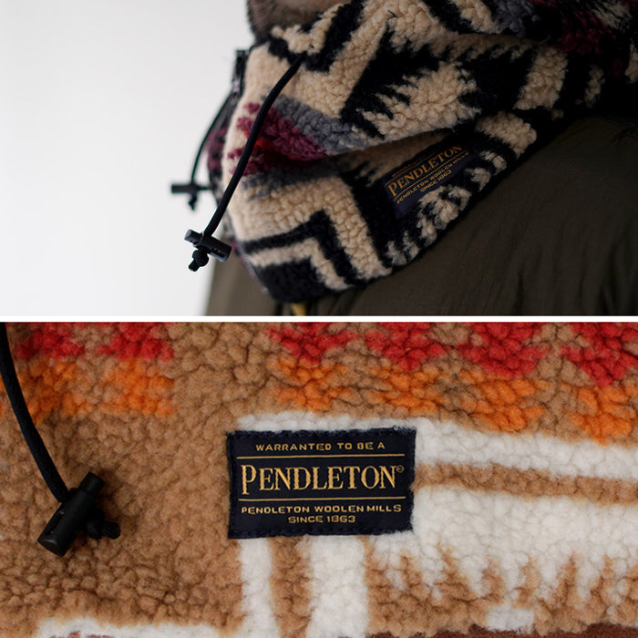 PENDLETON（ペンドルトン） ボア バラクラバ / メンズ レディース ユニセックス 付けフード 帽子 ネックウォーマー 防寒 アウトドア キャンプ BOA ZIP BALACLAVA ...
