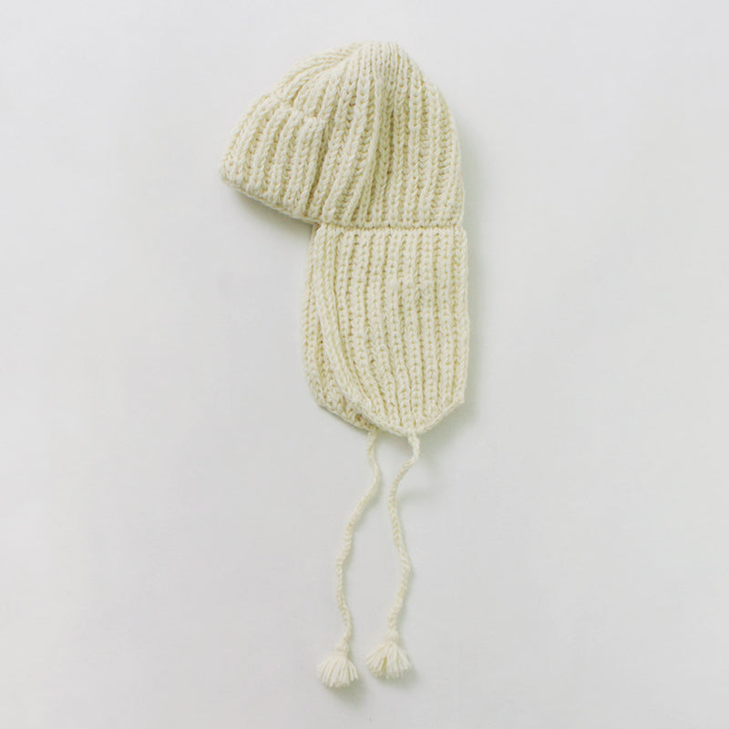 【20％OFF】KHA:KI（カーキ） ハンドニット フライトキャップ｜ROCOCO ONLINE STORE