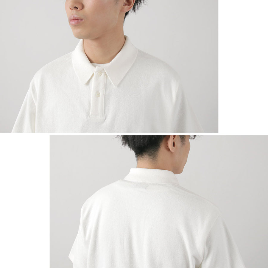 YONETOMI NEW BASIC（ヨネトミニューベーシック） ライトウェーブ コットンニット PO / メンズ レディース ユニセックス 半袖 ポロシャツ 綿100％ コットン 日本製 ...