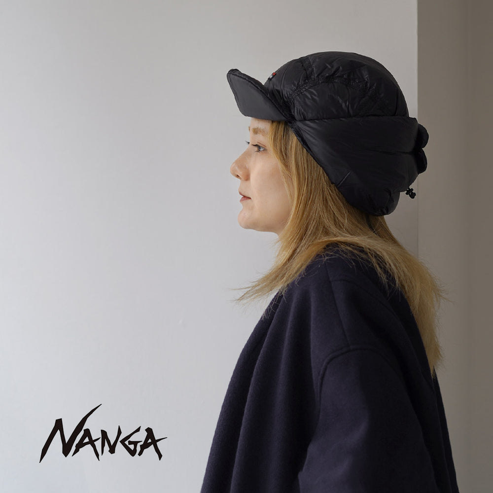 NANGA（ナンガ） マウンテンロッジ ダウン イヤーフラップキャップ / フライトキャップ 帽子 アウトドア ユニセックス MOUNTAIN ...
