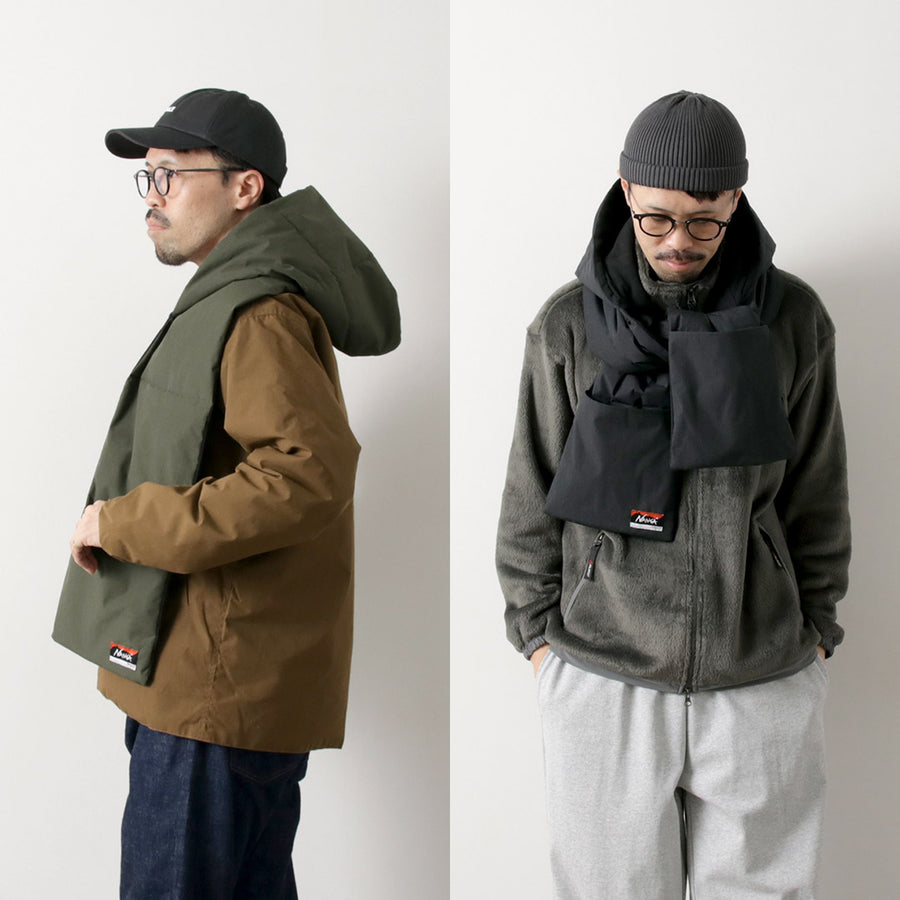 NANGA（ナンガ） ヒノック ダウンマフラー / メンズ レディース アウター 透湿 保温 撥水 リップストップ NANGA×TEMPRA ...