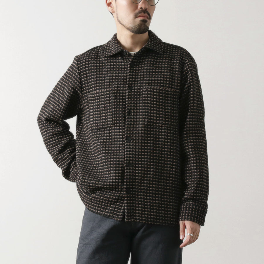 WAX LONDON（ワックスロンドン） ホワイティング オーバーシャツ / メンズ ジャケット シャツ ライトアウター WHITING ...