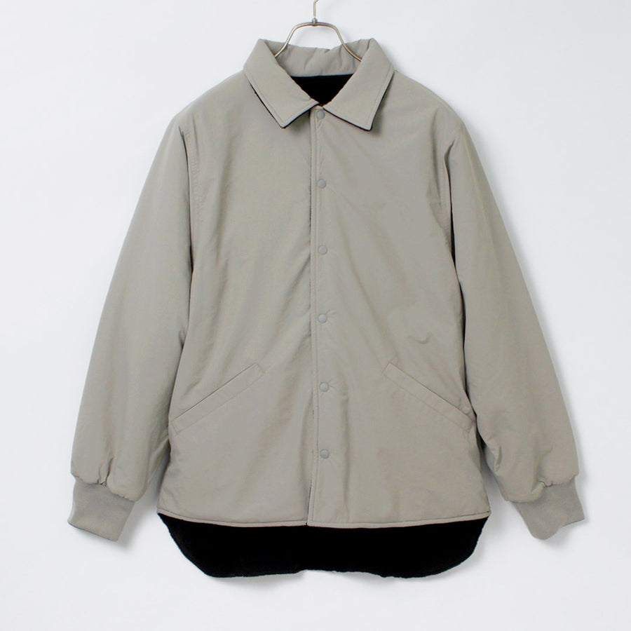 BURLAP OUTFITTER（バーラップアウトフィッター） リバーシブル コーチジャケット / ナイロン フリース メンズ ...