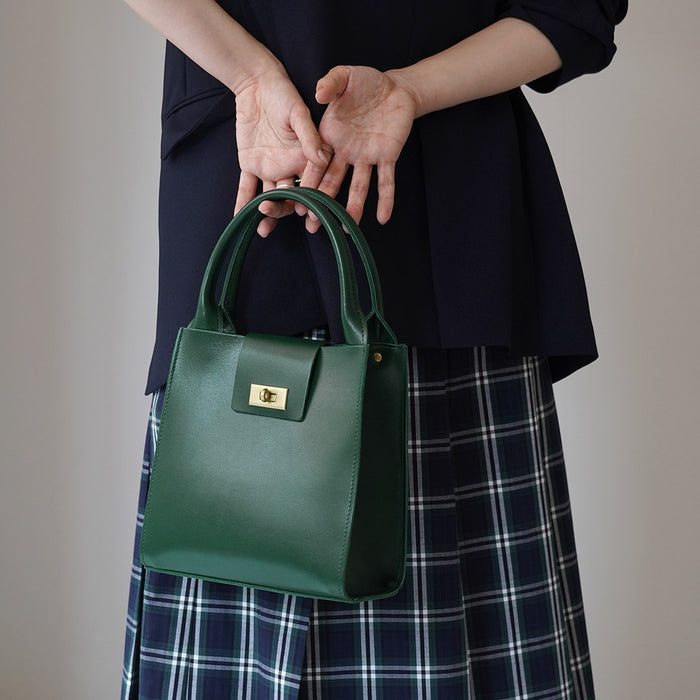 TIDEWAY（タイドウェイ） MOSS メタルツイスト トート / レディース ハンドバッグ ミニ 鞄 かばん 牛革 本革 日本製 ...