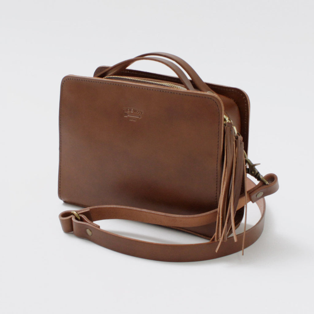 TIDEWAY（タイドウェイ） NUME シカクボストン / バッグ 鞄 かばん ショルダー ミニバッグ 本革 牛革 レザー 日本製 無地 ...