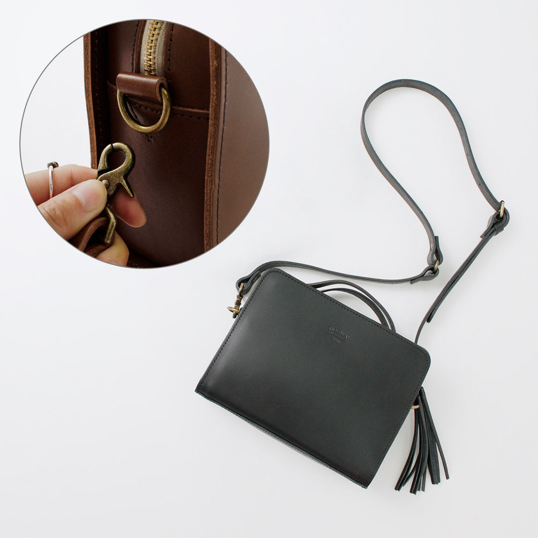 TIDEWAY（タイドウェイ） NUME シカクボストン / バッグ 鞄 かばん ショルダー ミニバッグ 本革 牛革 レザー 日本製 無地 ...