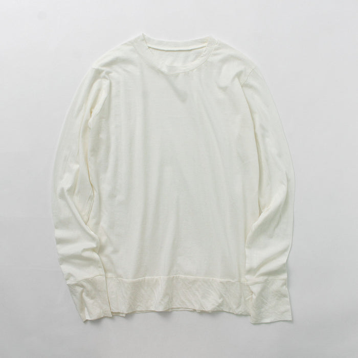 TUMUGU（ツムグ） フェザリーコットン 天竺 クルーネックT｜ROCOCO ONLINE STORE