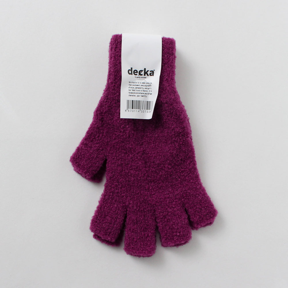 DECKA QUALITY SOCKS（デカ） フィンガーレスグローブ アルパカ / ユニセックス 手袋 ウール 日本製 Fingerless ...