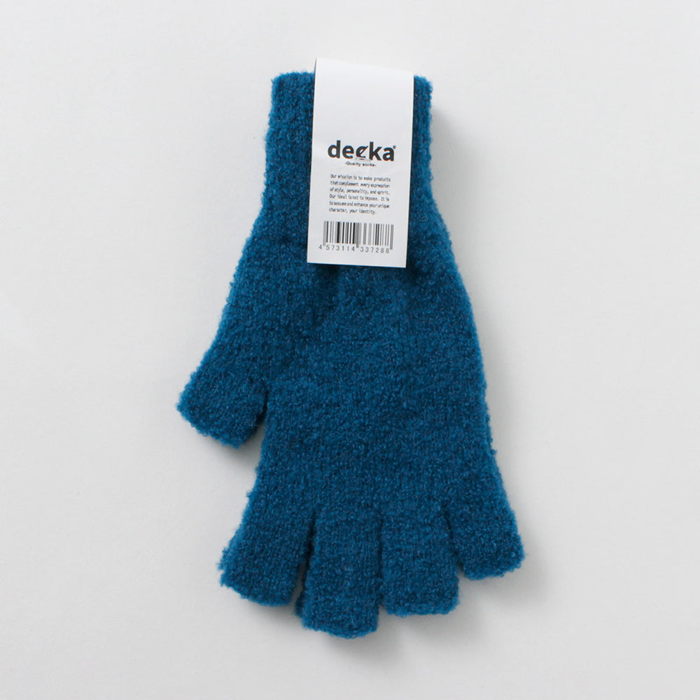 DECKA QUALITY SOCKS（デカ） フィンガーレスグローブ アルパカ / ユニセックス 手袋 ウール 日本製 Fingerless ...