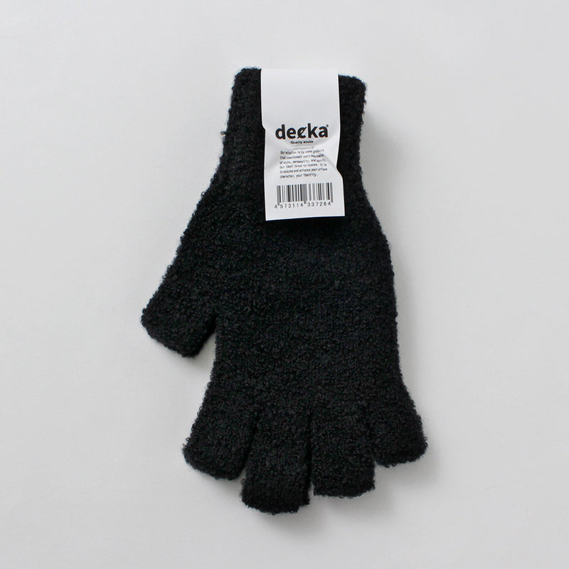 DECKA QUALITY SOCKS（デカ） フィンガーレスグローブ アルパカ / ユニセックス 手袋 ウール 日本製 Fingerless ...