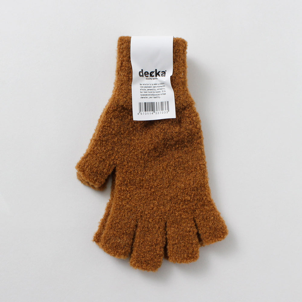 DECKA QUALITY SOCKS（デカ） フィンガーレスグローブ アルパカ / ユニセックス 手袋 ウール 日本製 Fingerless ...