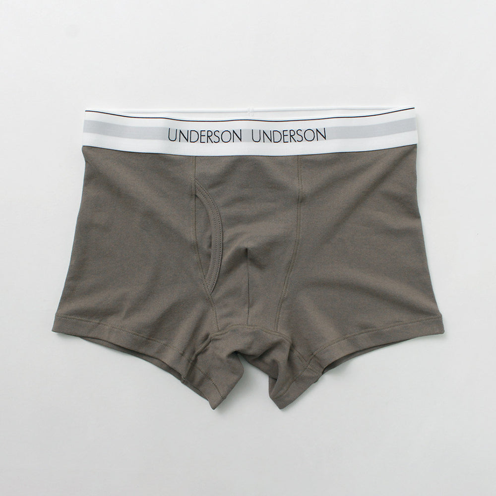 UNDERSON UNDERSON（アンダーソン アンダーソン） レギュラー 前開き ショートボクサー / メンズ 和紙 吸湿速乾 アンダーウェア 下着｜ROCOCO ONLINE STORE
