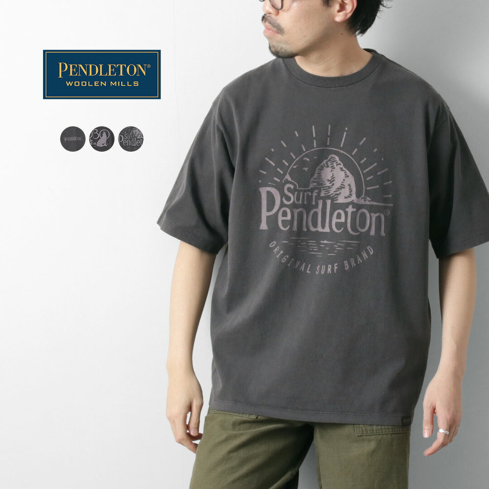 PENDLETON（ペンドルトン） ピグメントダイ プリントTシャツ / 半袖 メンズ レディース 顔料染め Pigmentdye TEE｜ROCOCO ONLINE STORE