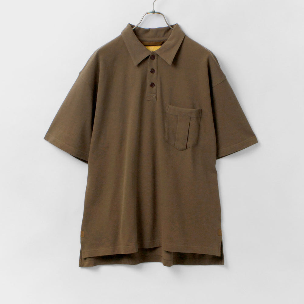 SPIEWAK（スピワック） ミリタリー ビッグポロシャツ / メンズ 半袖 ワイド MIL BIG POLO｜ROCOCO ONLINE STORE