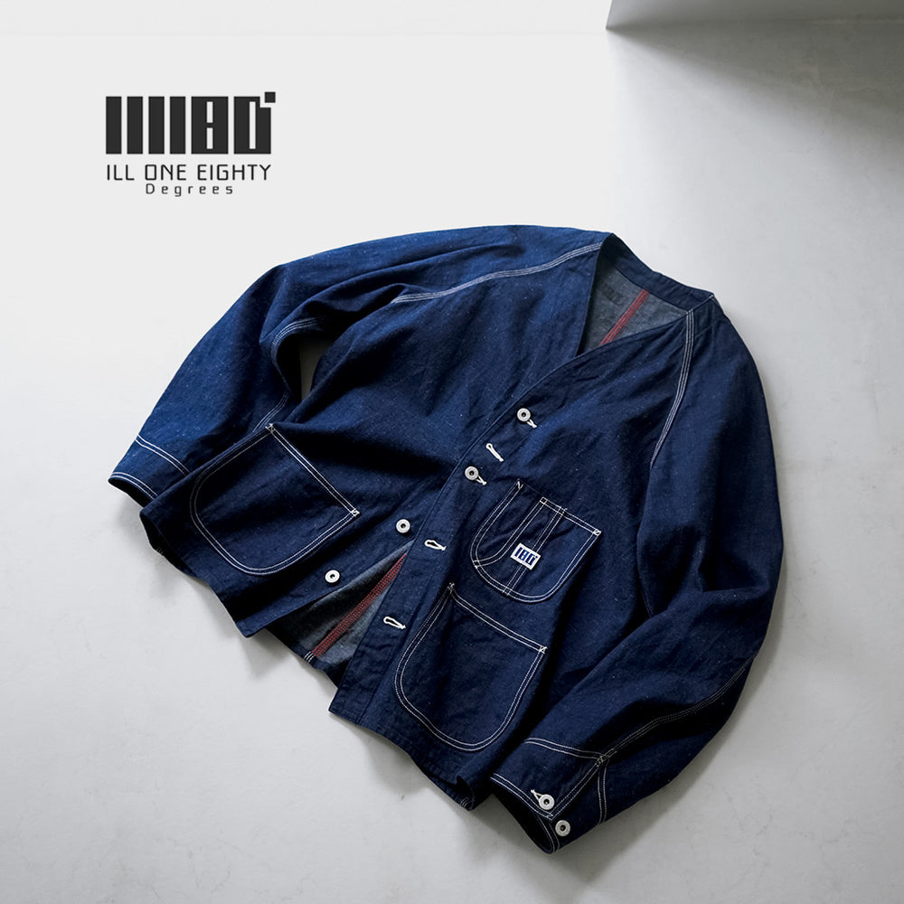 ILL ONE EIGHTY（イルワンエイティー） ファースト エンジニアジャケット / デニム ヴィンテージ コットン 綿 メンズ ライトアウター FIRST ENGINEER JACKET ...