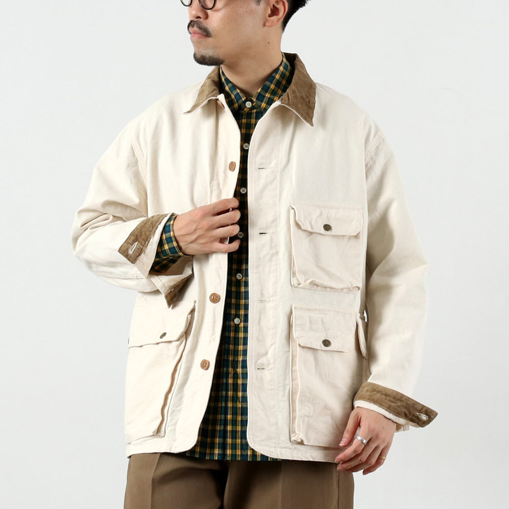 FOB FACTORY（FOBファクトリー） ダック ハンティングジャケット / メンズ アウター ワーク 綿 日本製 DUCK ...