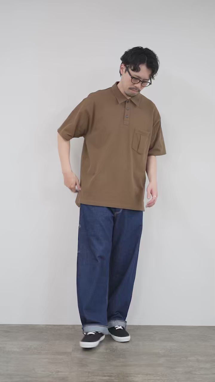 SPIEWAK（スピワック） ミリタリー ビッグポロシャツ / メンズ 半袖 ワイド MIL BIG POLO｜ROCOCO ONLINE STORE