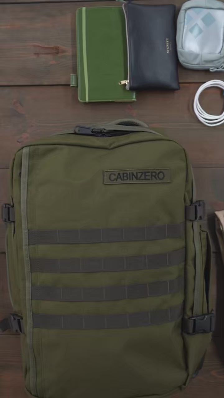 CABIN ZERO（キャビン ゼロ） ミリタリー 36L バックパック / メンズ リュック 機内持ち込み 2WAY 耐水 軽量 MILITARY 36L CZ-181401｜ROCOCO ...